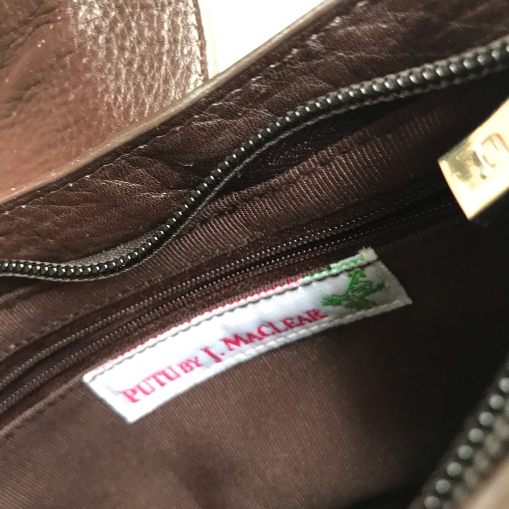 Cute Wool Satchel With Chain Handle - Gem